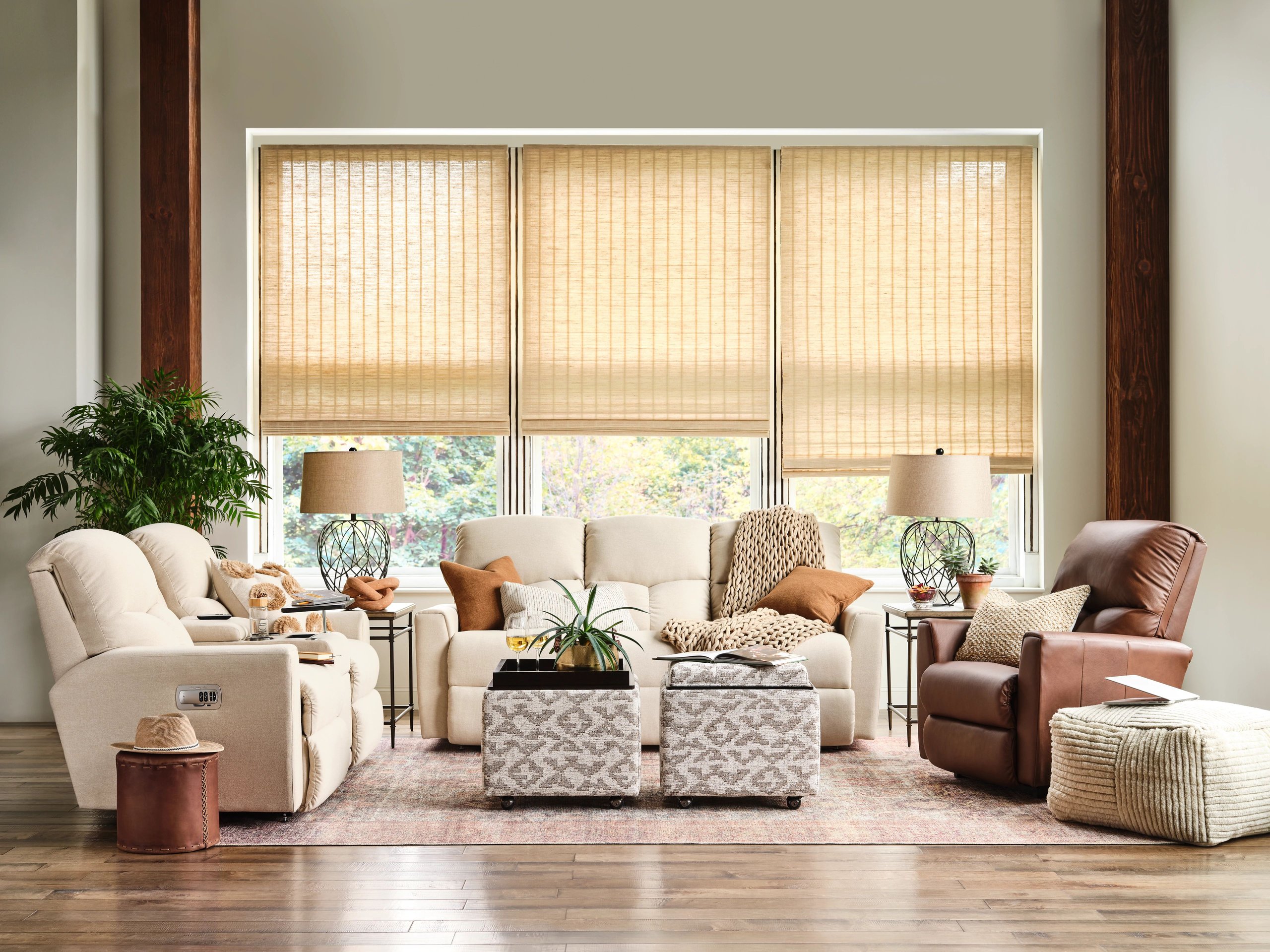 How to Arrange a Sofa and a Loveseat In a Small Living Room