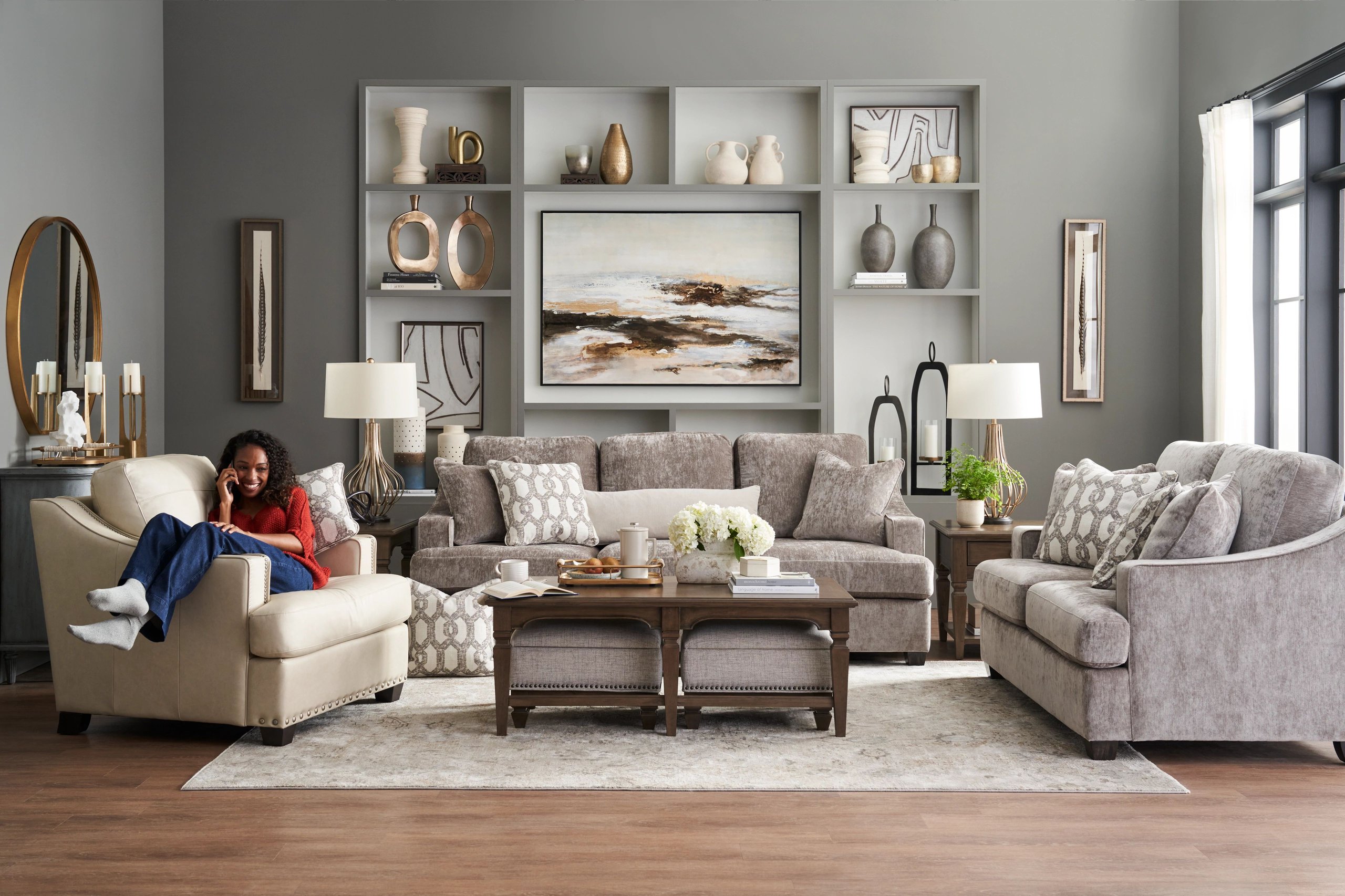 How to Arrange a Reclining Sofa and Loveseat