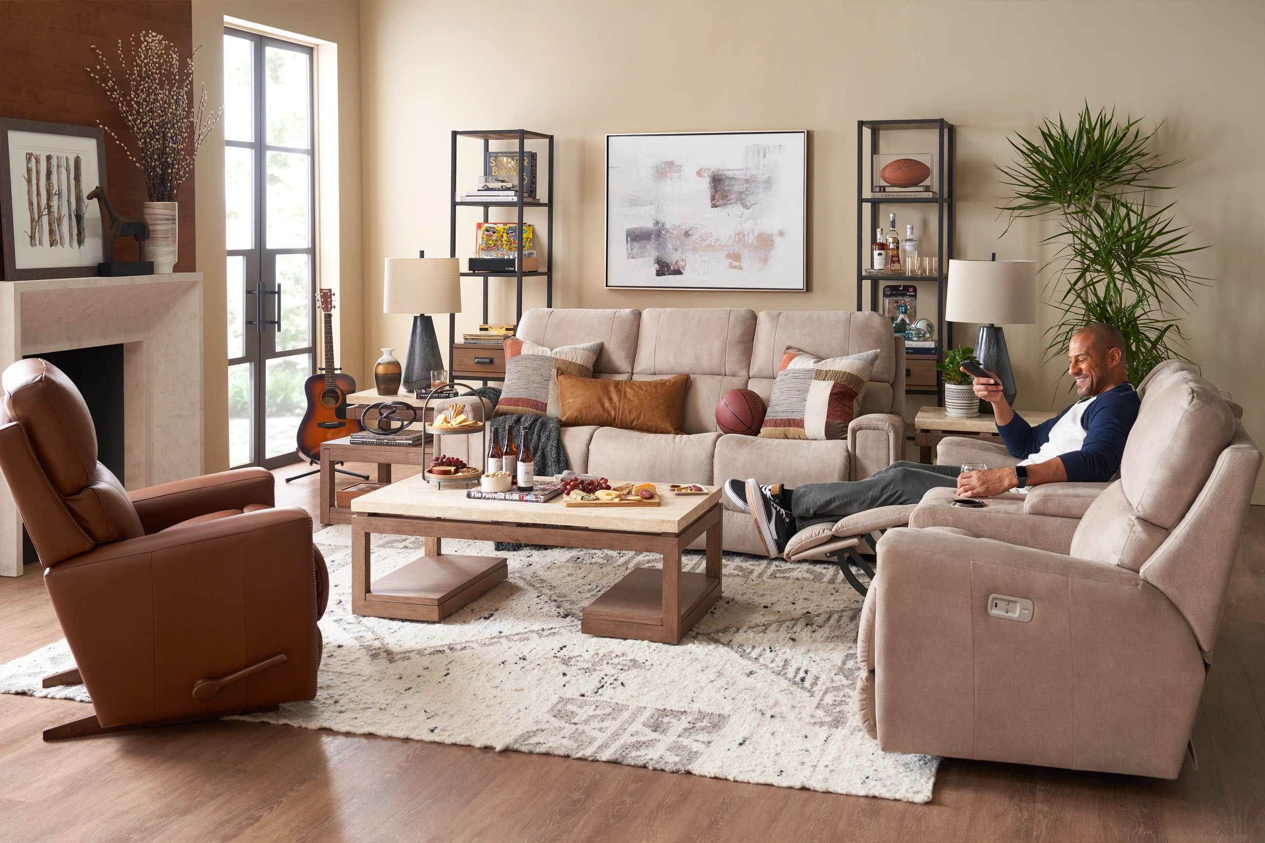 How to Arrange a Sofa and a Loveseat In a Small Living Room